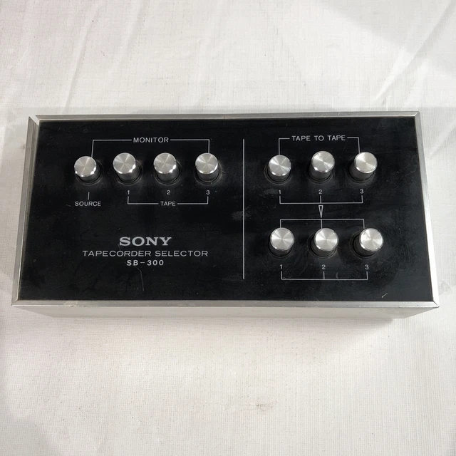 VINTAGE SONY SB-300 Tapecorder Selector Switch Box for Reel to Reel ...