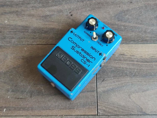 1980 BOSS CS-1 Compression Sustainer MIJ Japan Vintage Effects Pedal ...