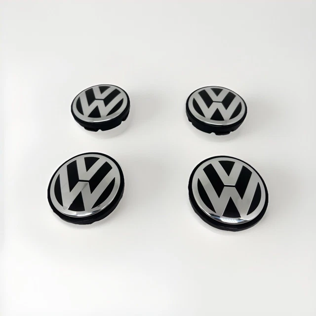 NEW 56MM VW Alloy Wheel Centre Caps 1J0 601171 Domed top Set Of 4 £28. ...