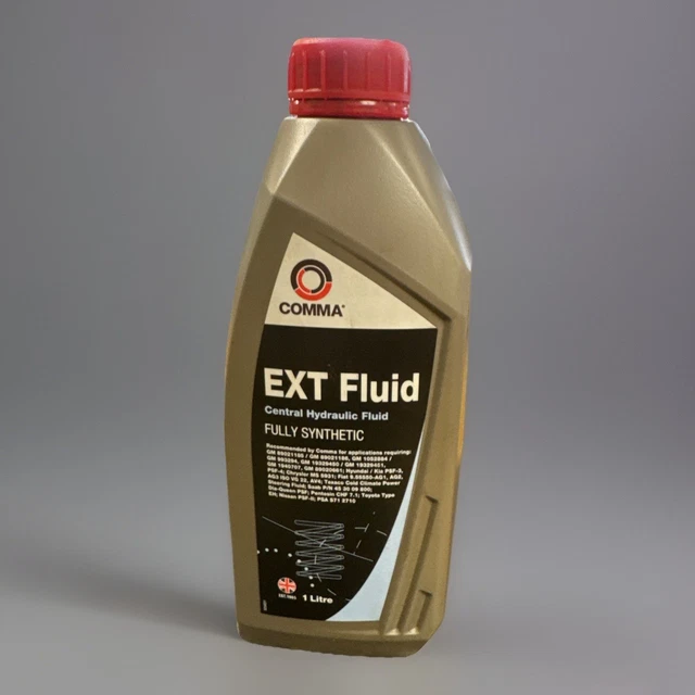 COMMA EXT Fluid Central Hydraulic Fluid FULLY SYNTHETIC 1L - FREE ...