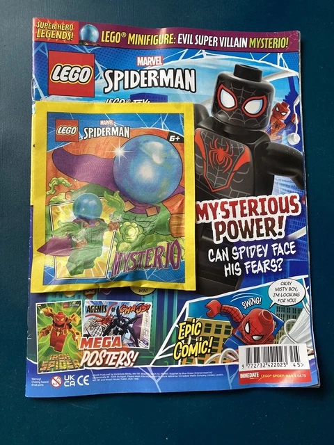 LEGO SUPERHERO LEGENDS Magazine - Spider-Man #9 2024 & Mysterio ...
