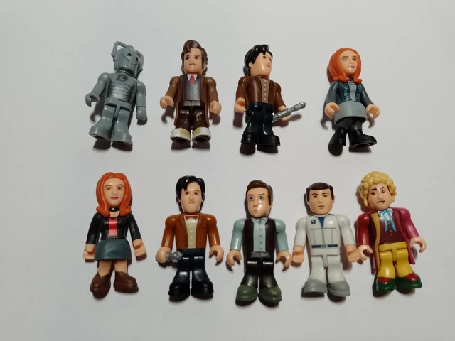 DOCTOR WHO CHARACTER Building Micro Mini Figures Bundle 6th 10th 11th ...