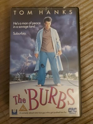 THE BURBS (VHS) Big-Box Ex-Rental Horror Tom Hanks Joe Dante £31.00 ...