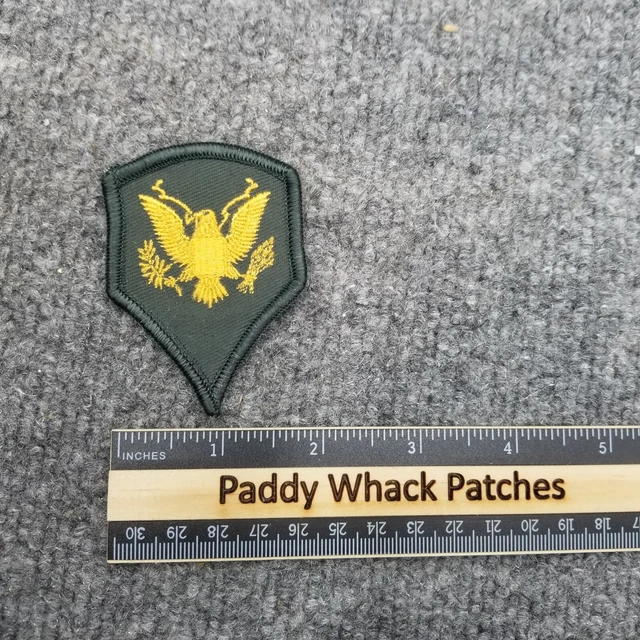 US ARMY SPECIALIST 4th Class Enlisted Rank Insignia Patch E-4 E4 Single ...