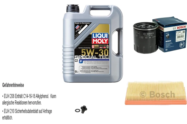 BOSCH INSPECTION SET 5 L Liqui Spécial Moly Tec F 5W-30 pour Ford Focus II EUR 90,23 - PicClick FR