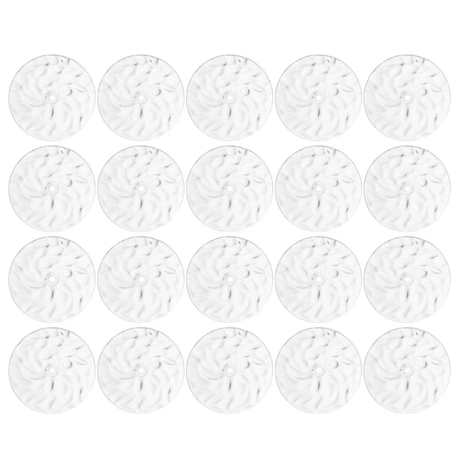 20PCS WATER TEXTURE Light Cover: 60mm Decorative Light Projection Lens ...