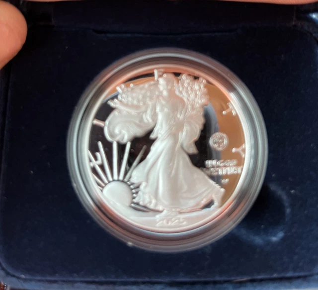 250TH ANNIVERSARY US Navy American Eagle One Ounce Silver Proof Coin IN ...
