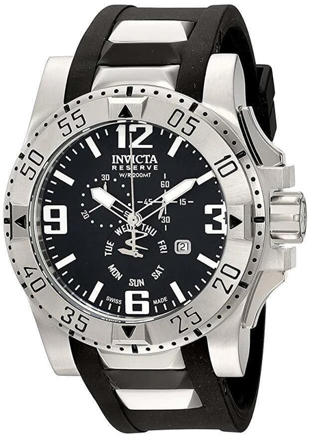 INVICTA RESERVE EXCURSION Swiss Chronograph Wrist Watch Model No. 18202 ...