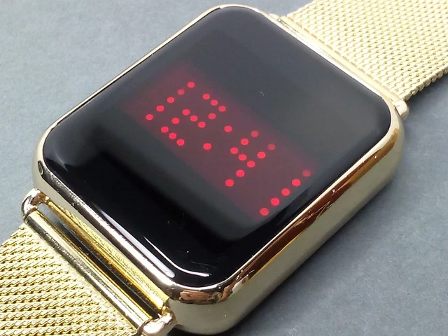 VINTAGE RED LED Wrist Watch Brand: The Touch Screen Watch Retro ...