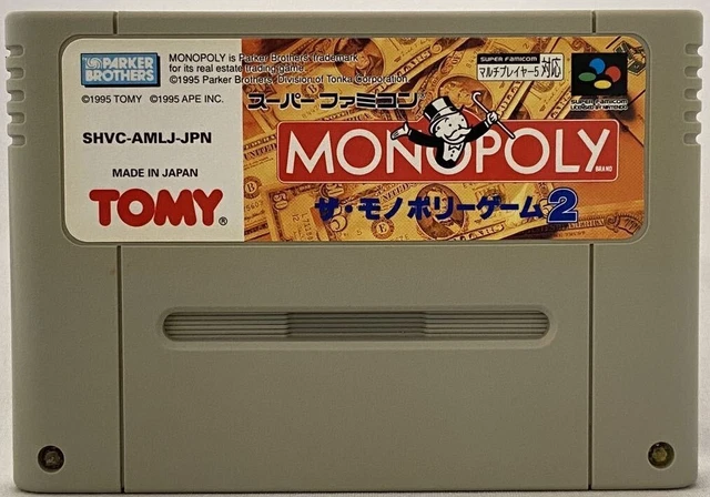 MONOPOLY GAME 2 SNES SFC Nintendo Super Famicom Japanese Version £17.12 - PicClick UK