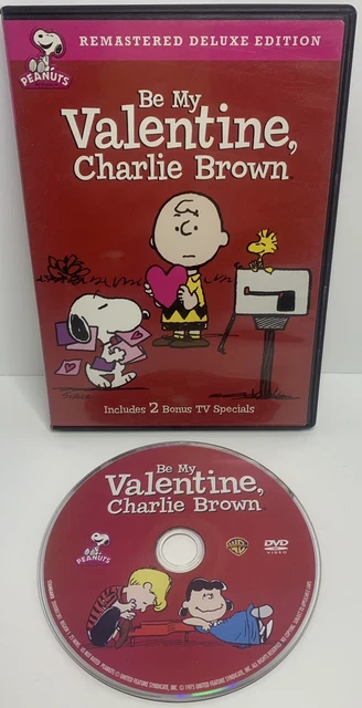 BE MY VALENTINE Charlie Brown (Dvd, 1975, Animated, Peanuts, OOP Deluxe ...