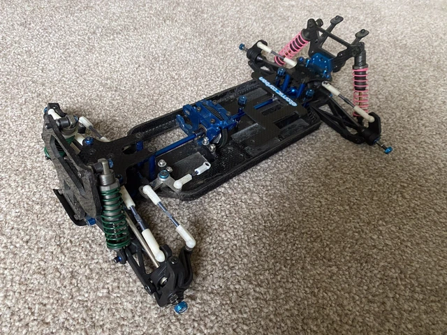 VERY RARE ATOMIC Carbon S4 Vintage 4WD RC Radio Controlled Racing 1/10 ...