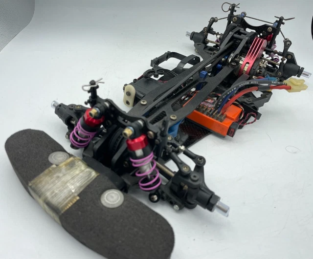FOR PARTS KYOSHO TF-3 carbon chassis with motor and ESC £121.40 ...