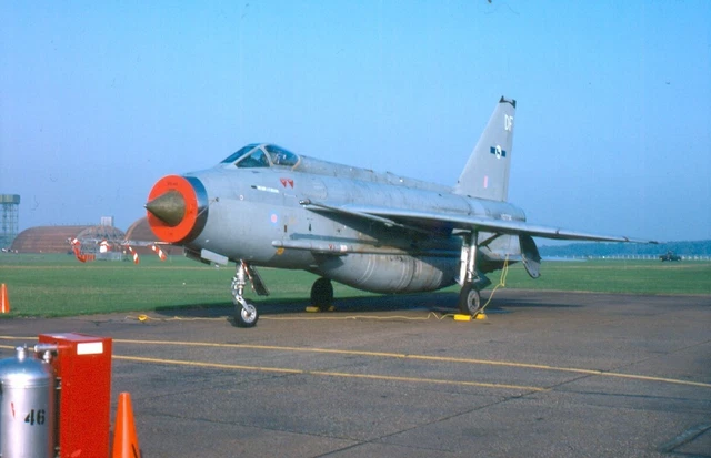 MILITARY AIRCRAFT COLOUR Slide Of Raf Lightning Xr726 At Alconbury ...