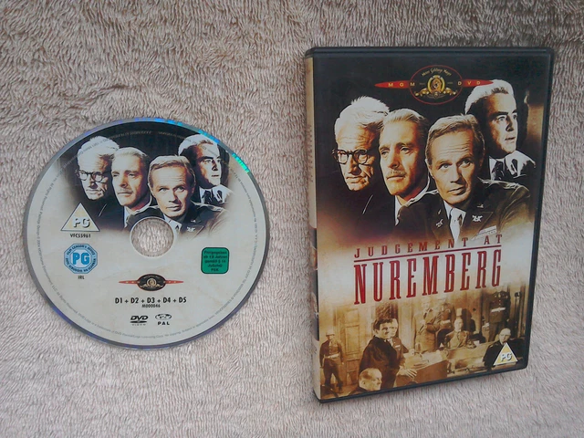 JUDGEMENT AT NUREMBERG DVD. WW2 Courtroom Drama (1961) Starring Spencer ...