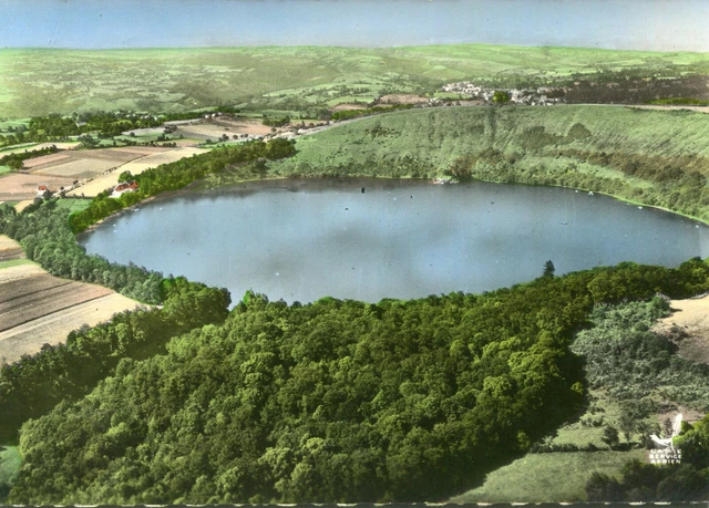 CARTE CHARBONNIERES LES VIEILLES Vue aérienne Lac de Tazenat EUR 5,00 ...