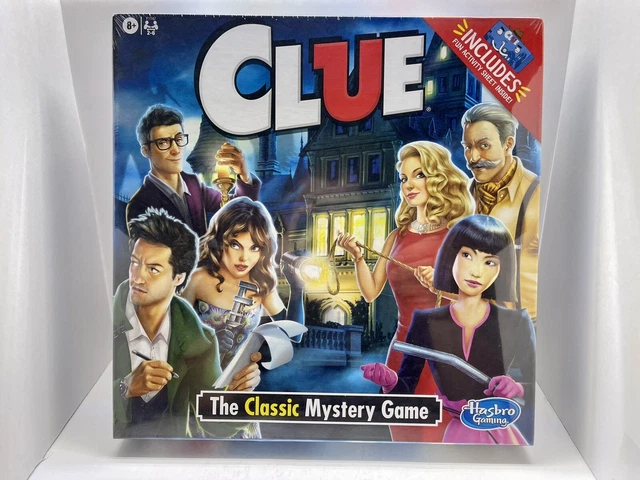NEW CLUE THE Classic Mystery Board Game Hasbro. New Sealed! $14.50 ...
