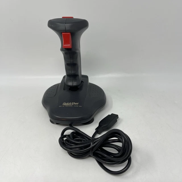 QUICKSHOT JOYSTICK QS-130F RapidAutoFire Commodore 64 Amiga Atari MSX ...