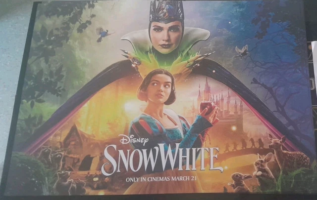 A3 OFFICIAL CINEMA Poster Disney Snow White Film 2025 £5.92 - PicClick UK