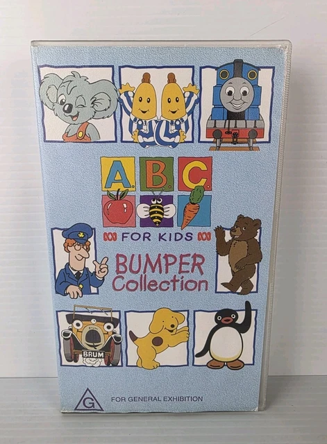 ABC FOR KIDS RARE Bumper Collection VHS Video Tape 1999 Brum Pingu Spot ...