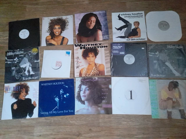 14 X WHITNEY houston vinyl collection tour programme, promos $160.75 ...