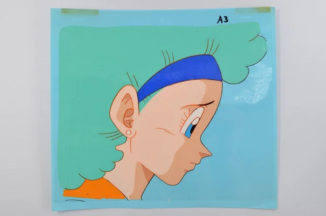 ORIGINAL BULMA DRAGON Ball Z Future Trunks Cel DBZ Anime Production Cel ...