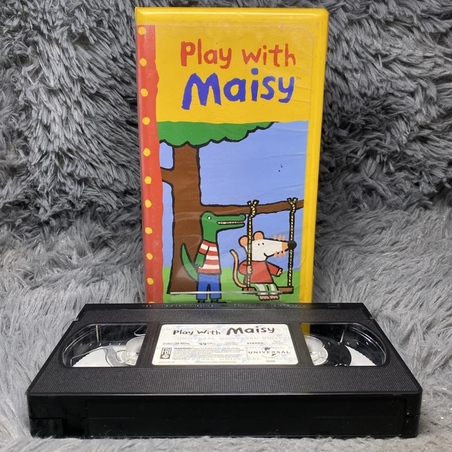 PLAY WITH MAISY VHS Tape 2000 Clamshell Universal Kids Classic Cartoon ...