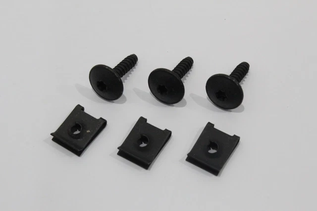 VW POLO PLAYA 6N Mk3 Rear Bumper Bolts Fixings Pack of 3 New Genuine ...