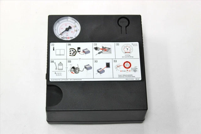 GENUINE AUDI SEAT Vw Skoda Mobility Tyre Pump Air Compressor Inflator ...