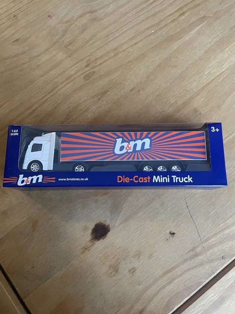 B&M STORES ARTICULATED Model Truck Lorry toy Scale 1:64 New Sealed £6. ...
