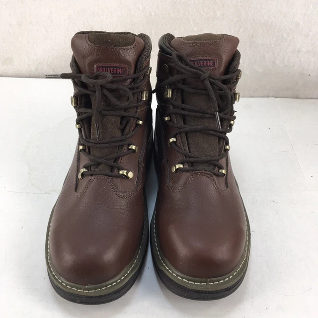 WOLVERINE BUCCANEER 6& Contour Welt Steel Toe WATERPROOF Boots W04820 ...