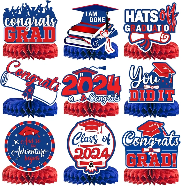 GRADUATION CENTERPIECES FOR Tables 2024 Graduation Decorations Class of ...