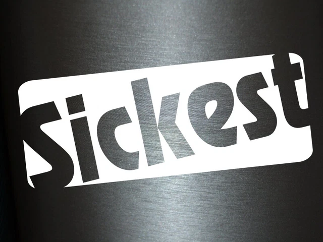 PLOTT AUFKLEBER SICKEST Tuning Autoaufkleber Sticker Decal OEM Shocker ...