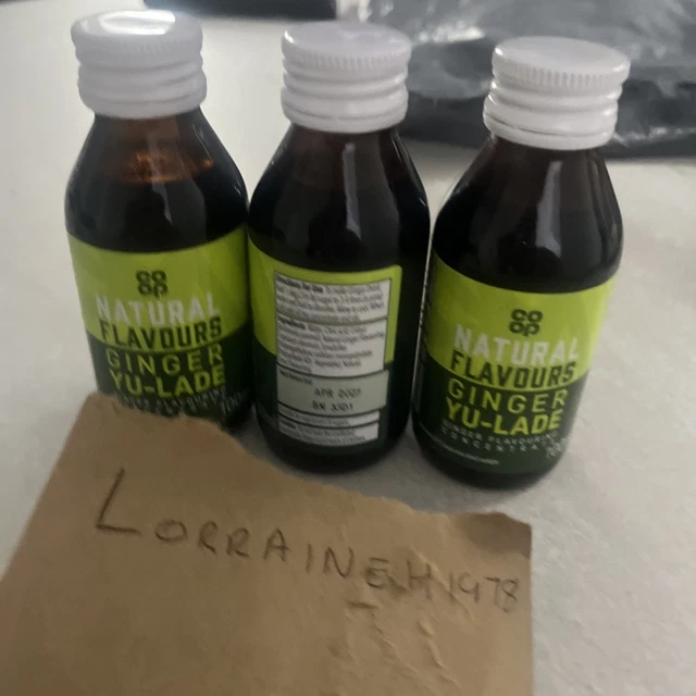 3X CO-OP GINGER Wine Yu-Lade Flavouring 100ml (BBE 04/2027) Yulade £14. ...