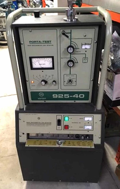 VARIAN 925-40 PORTA-TEST Mass Spectrometer Leak Detector 1 Ph 120 Volts ...