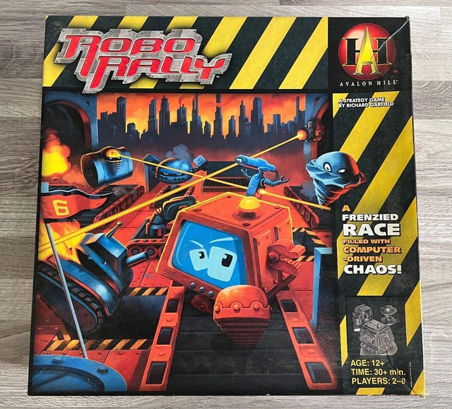 ROBO RALLY BOARD Game Avalon Hill Wizard of The Coast 2005 Edition 100% ...