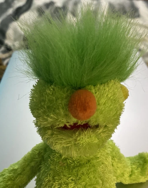 THE HOOBS 2001 GROOVE Green Jim Henson Tv Series Plush Toy Beanie 8" £5 ...