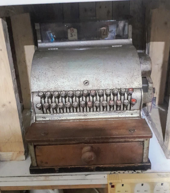 VINTAGE SHOP TILL Cash Register Box with Ding Working £63.08 - PicClick UK