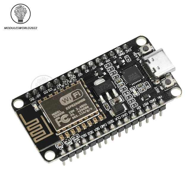 TYPE-C FT232/CP2102 ESP8266 WiFi NodeMCU Lua V3 Development Board ESP ...