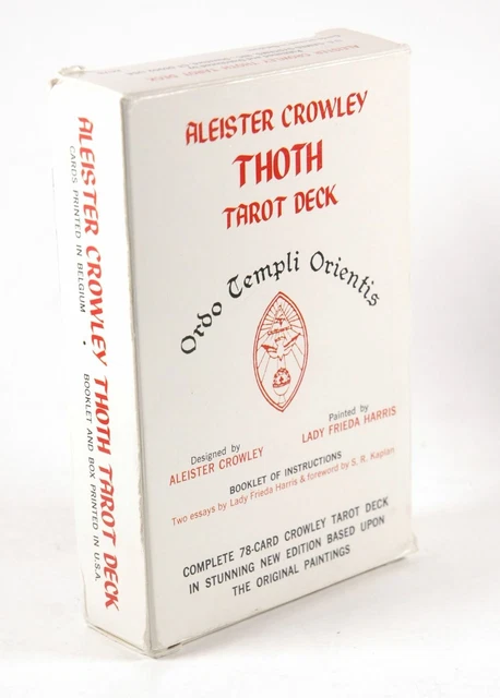 ALEISTER CROWLEY THOTH Tarot Deck 1983 - Aleister Crowly, Lady Freida ...