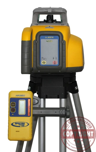 SPECTRA PRECISION LL300N Self Leveling Rotary Laser Level,Topcon ...