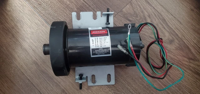 JOHNSON TREADMILL MOTOR JM15-001 DC90V | RPM 5700 | 1.25 HP Tested $87. ...