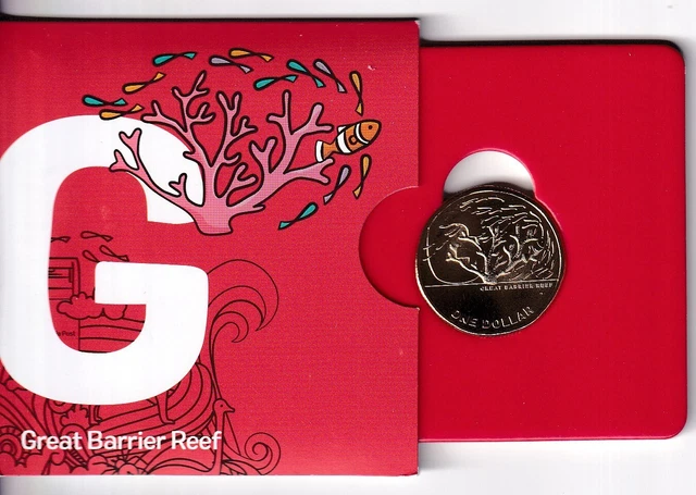 AUSTRALIAN: GREAT AUSSIE Coin Hunt 2 - 2021 $1 Alphabet Letter G Unc On ...