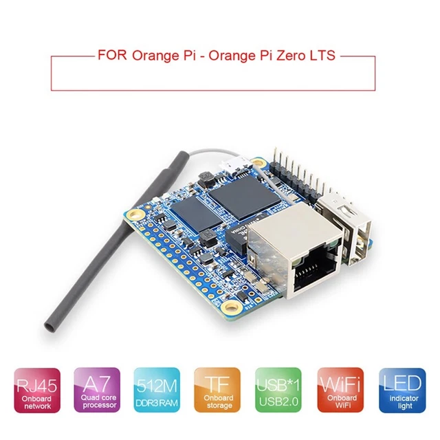 PER ORANGE PI Zero Allwinner H3 chip 4 core -A7 512 MB memoria DDR3 ...