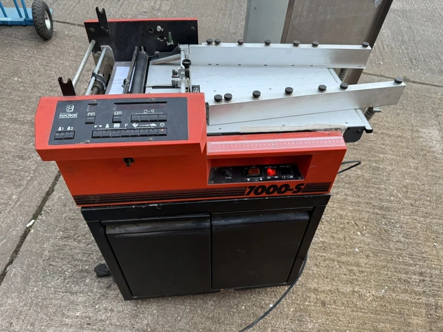 SOCBOX 7000S AUTOMATIC Crash Numbering Machine Industrial Machine ...