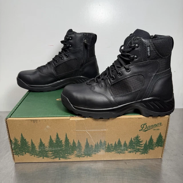 DANNER KINETIC 6” Side-Zip Tactical GTX Boots Blk Ballistic Nylon - Men ...