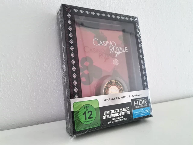 [4K UHD/BLU-RAY] JAMES Bond 007: Casino Royale (2006) Titans of Cult (Steelbook) EUR 39,95 ...
