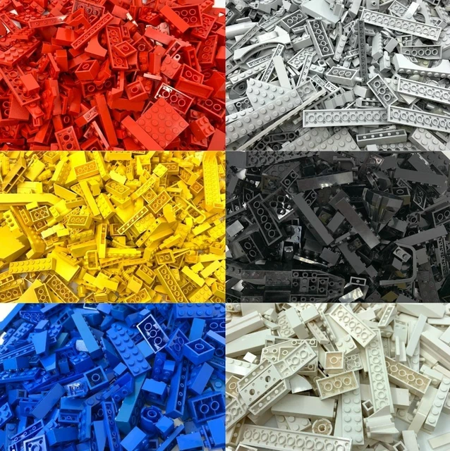 LEGO BÜNDEL/RESTPOSTEN 250G Steine Teile Teile Pisten Einzel Flats ...