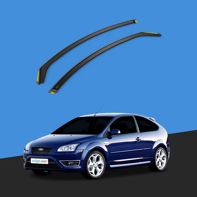 FORD FOCUS MK2/ST RS 2004-2011 3 Door Hatchback Wind Deflectors 2pc Tinted £24.99 - PicClick UK