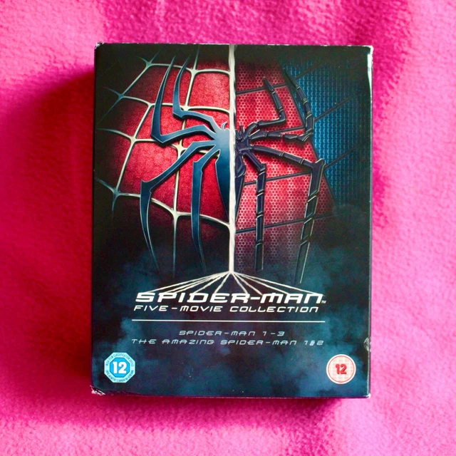 SPIDER-MAN 5 MOVIE Collection Blu-Ray Box Set Complete Region 2 PAL version £20.50 - PicClick UK